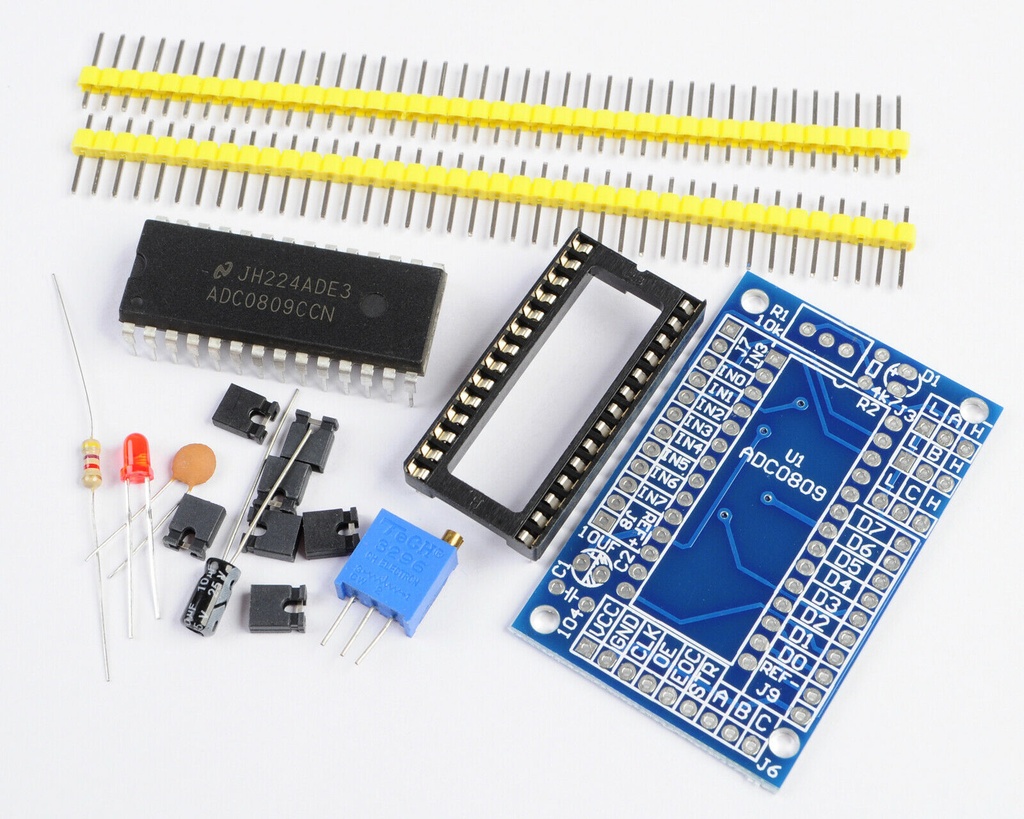 ADC0809 DIY Kits AD 8 Channel Analog to Digital Conversion Module | Satistronics